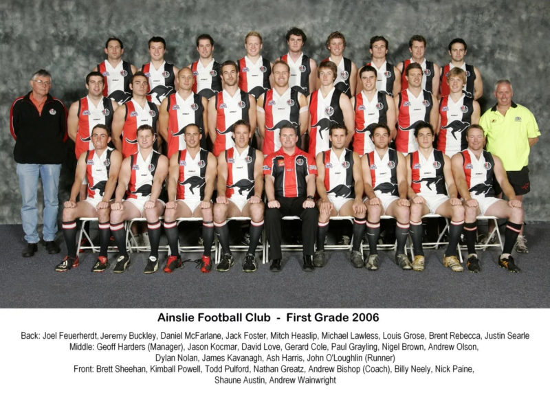 2006-Ainslie First Grade Team - Ainslie Football Club | Est. 1927